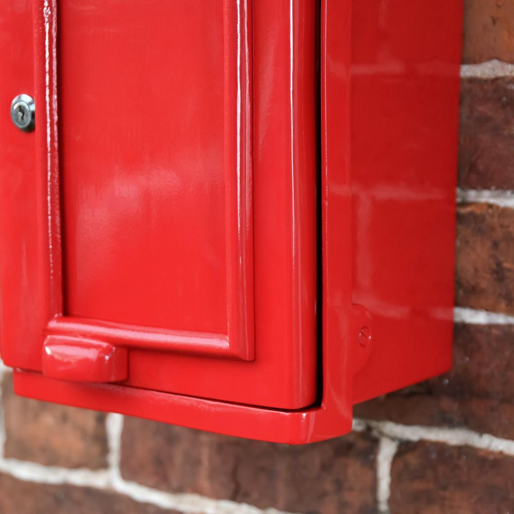 The King George Post Box Slim In Red | Black Country Metalworks