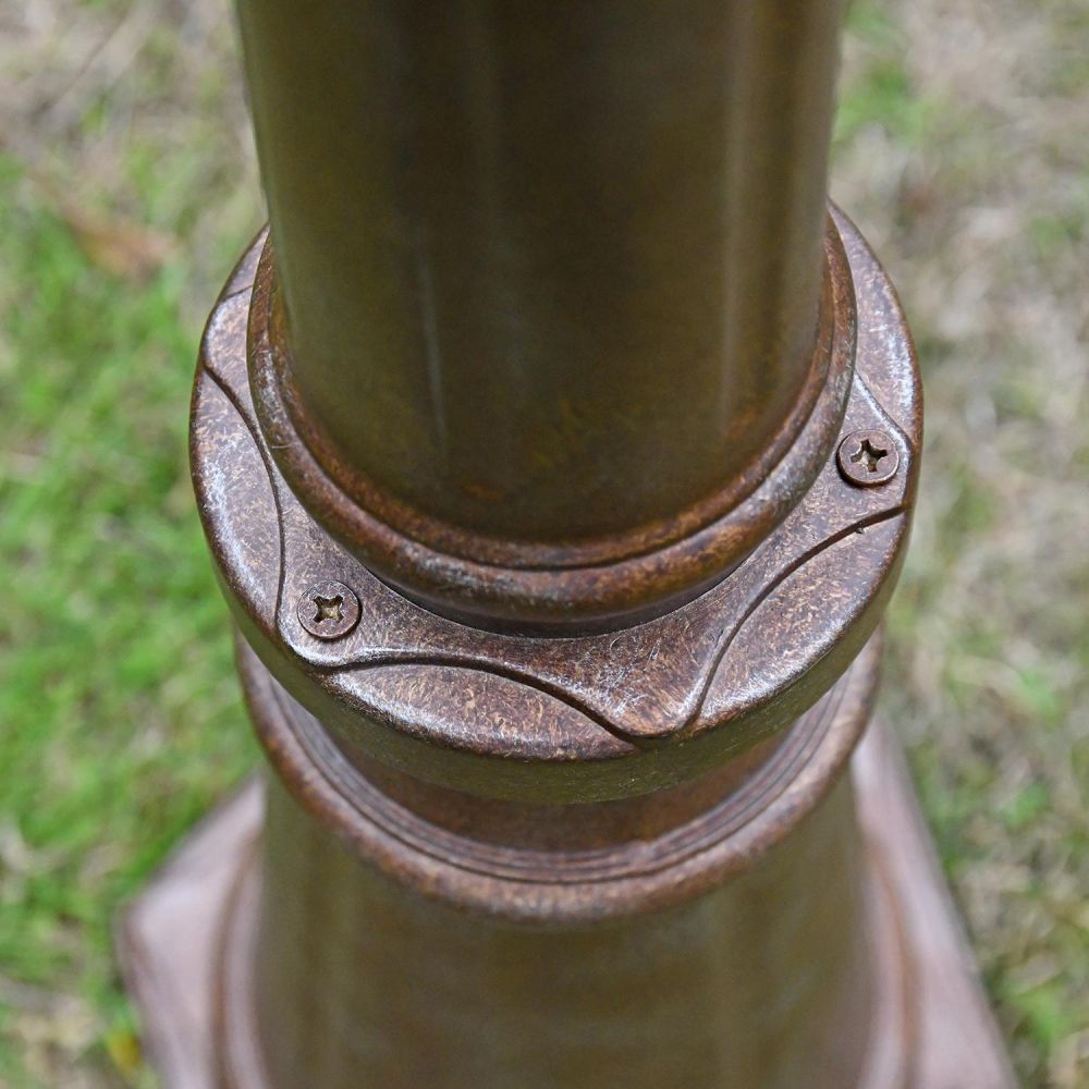 'The Ruxton' Bronze Manor Style Garden Lamp Post 2.4m | Black Country ...
