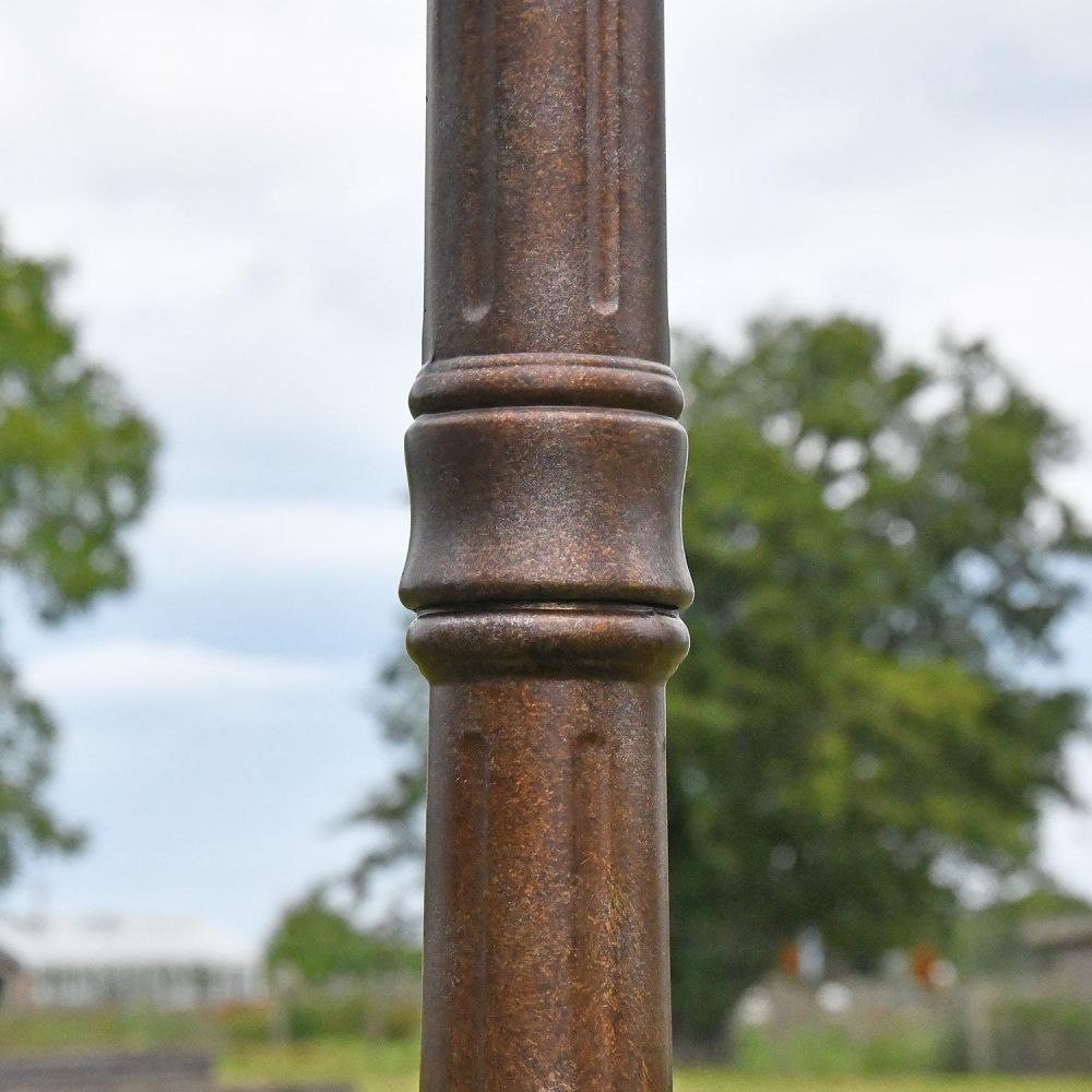'The Ruxton' Bronze Manor Style Garden Lamp Post 2.4m | Black Country ...