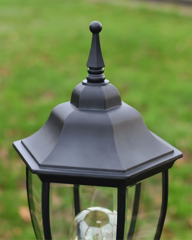 Black "Chloé" Pillar Light | Black Country Metalworks