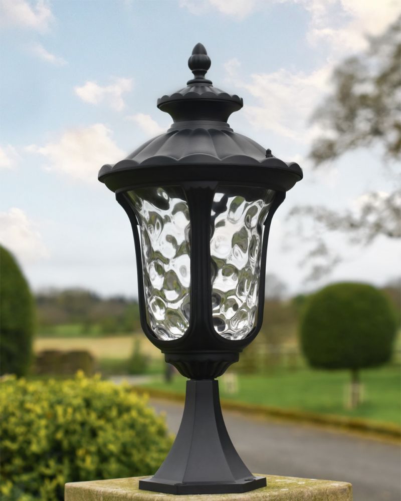 'Lucendi' Traditional Pillar Light - 60cm | Black Country Metalworks