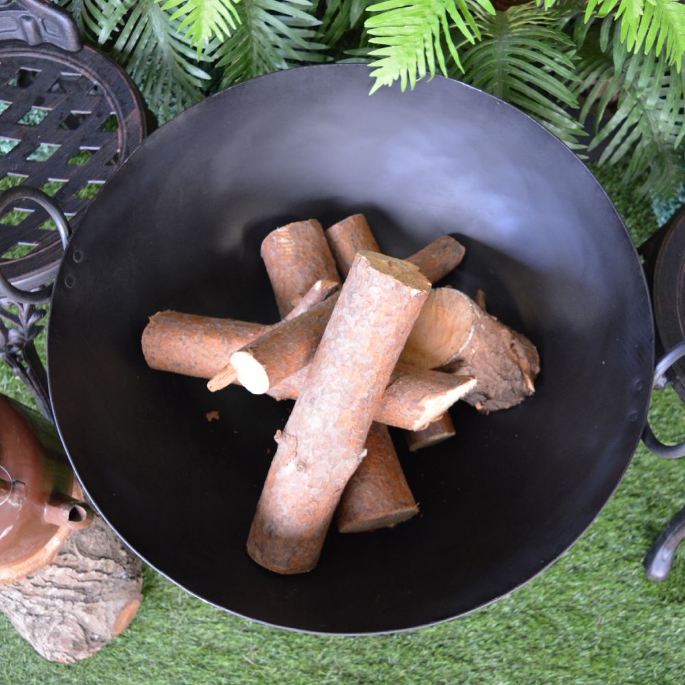 "Agni" Iron Kadai Fire Bowl - 63cm | Black Country Metalworks