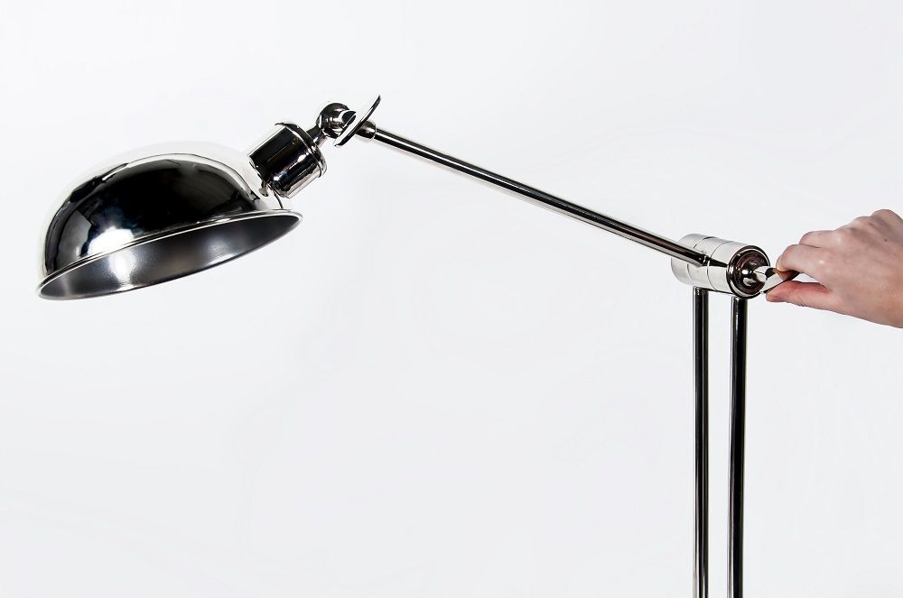 Double Arm “Perfectly Poised” Desk Lamp | Black Country Metalworks