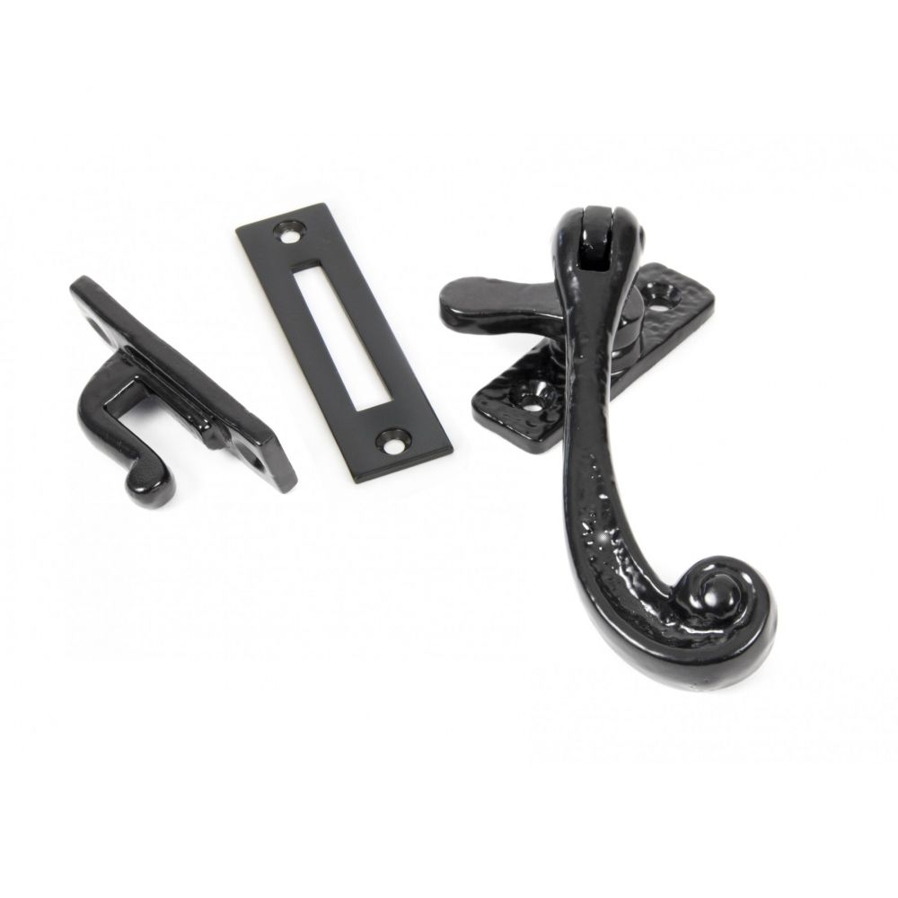 "Harland Keep" Scrolled Antique Black Reversible Window Fastener ...