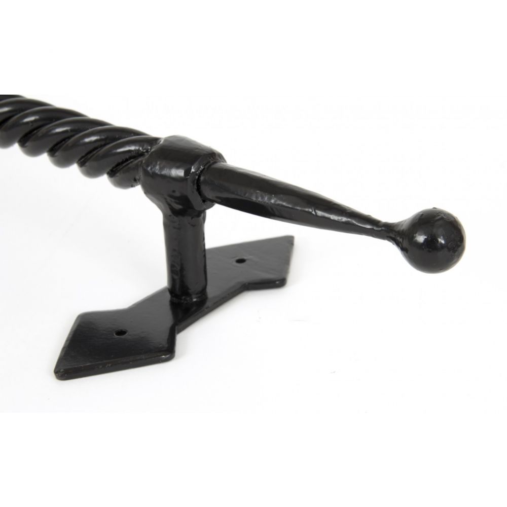 "Mendola" Iron Rope Pull Handle | Black Country Metalworks