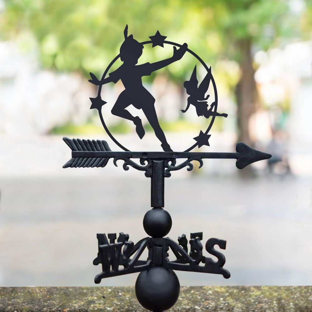 Flying Boy and Fairy Weathervane | Black Country Metalworks