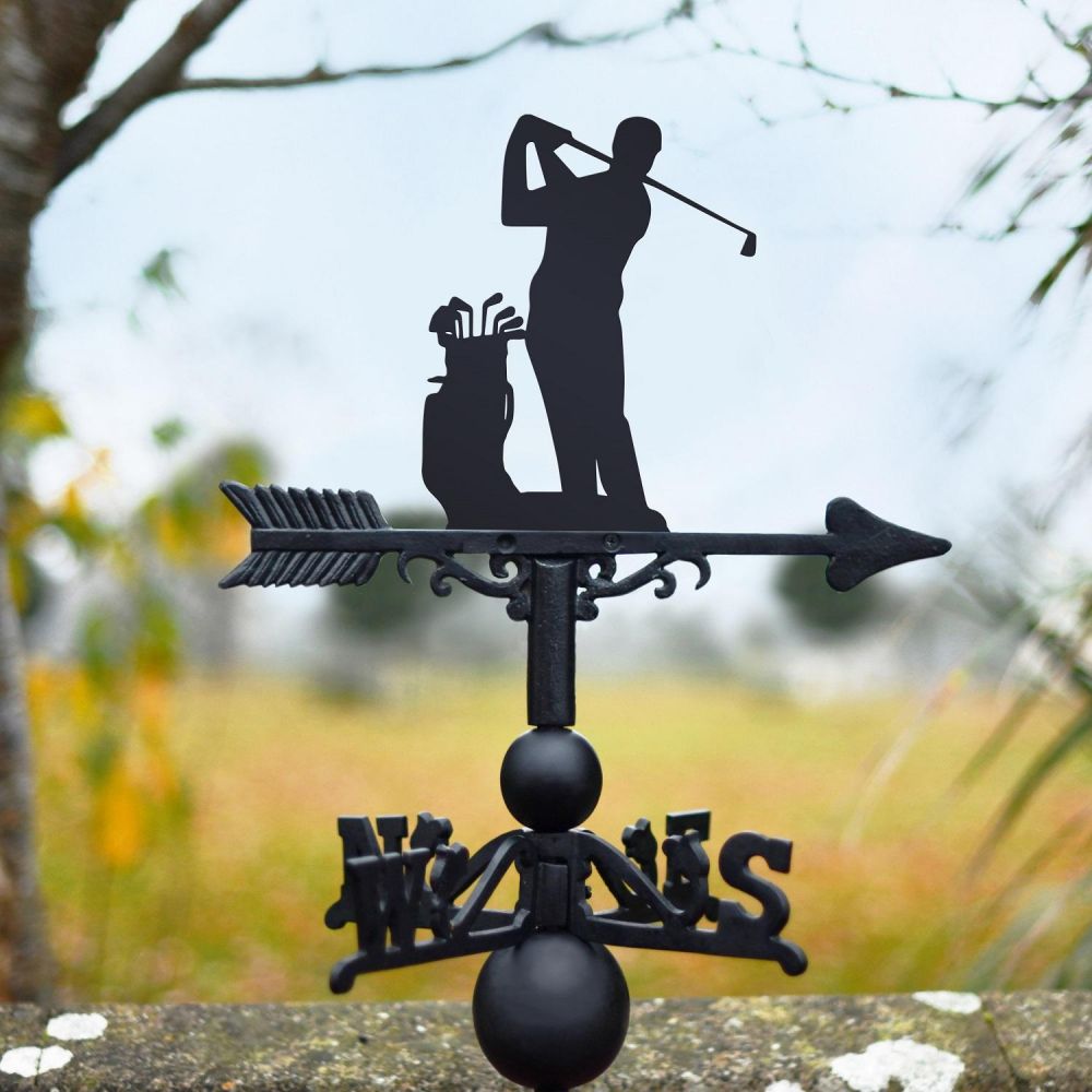 Weathervane Golfer | Black Country Metalworks
