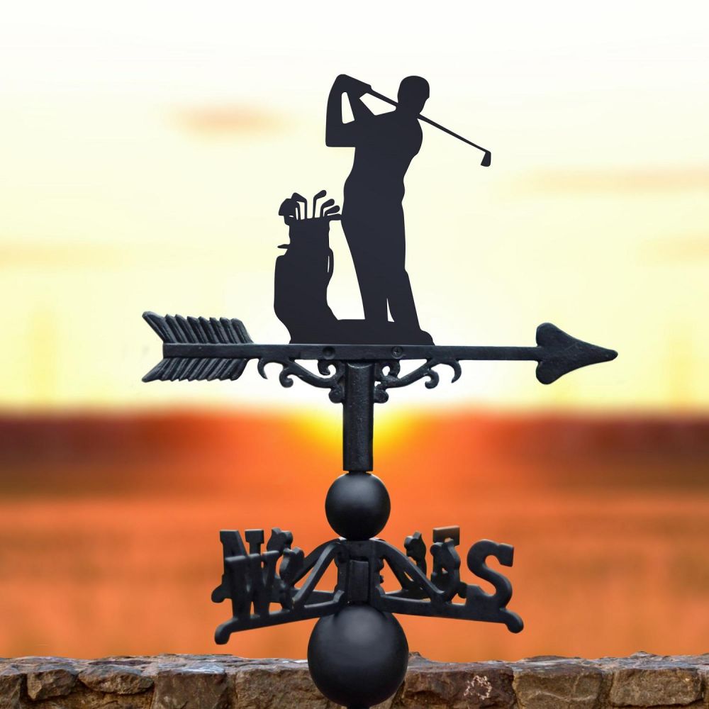 Weathervane Golfer | Black Country Metalworks