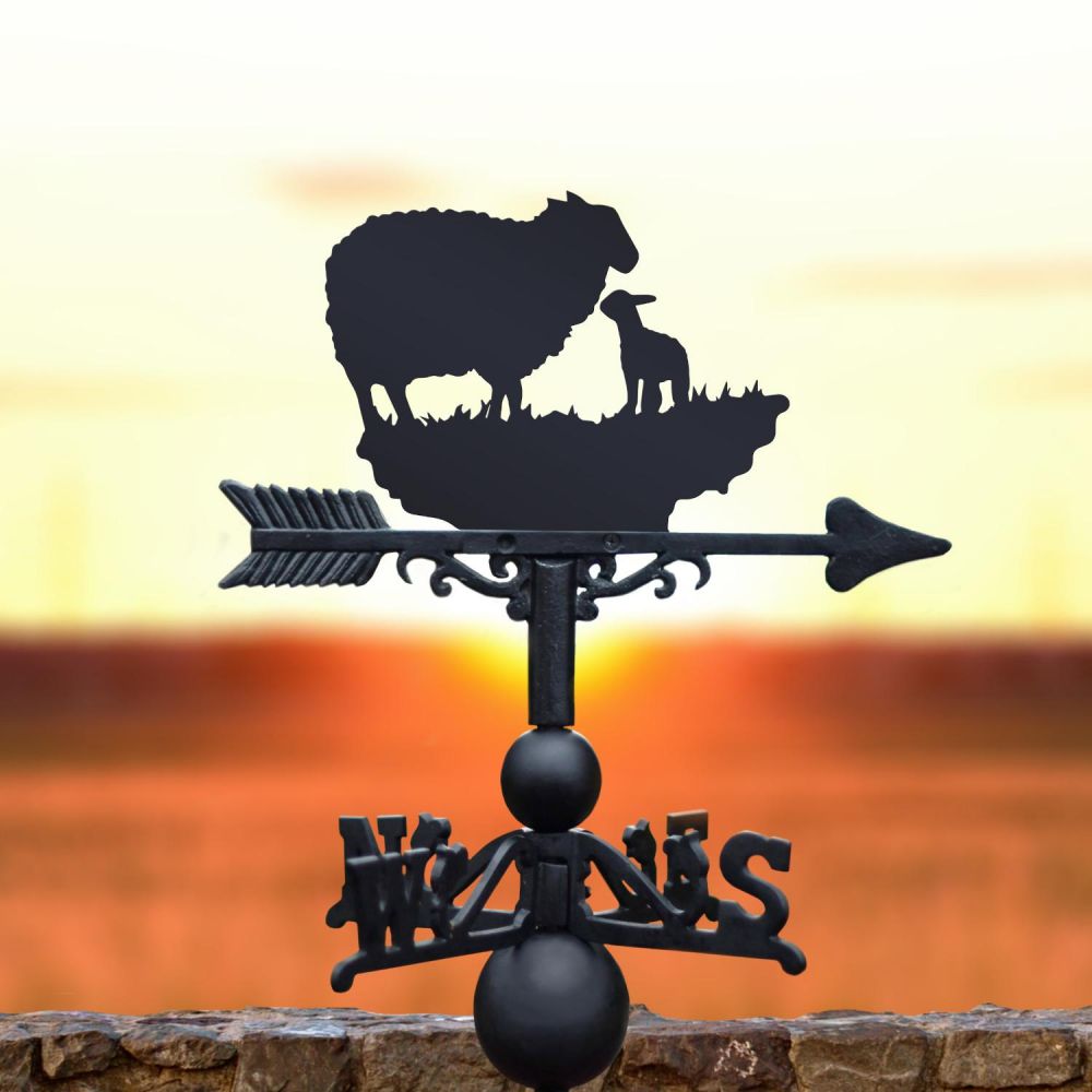 Bespoke “Spring Fields” Sheep Weathervane | Black Country Metalworks