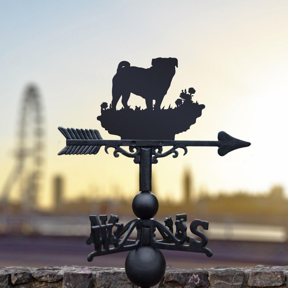 'Pug' Weathervane | Black Country Metalworks