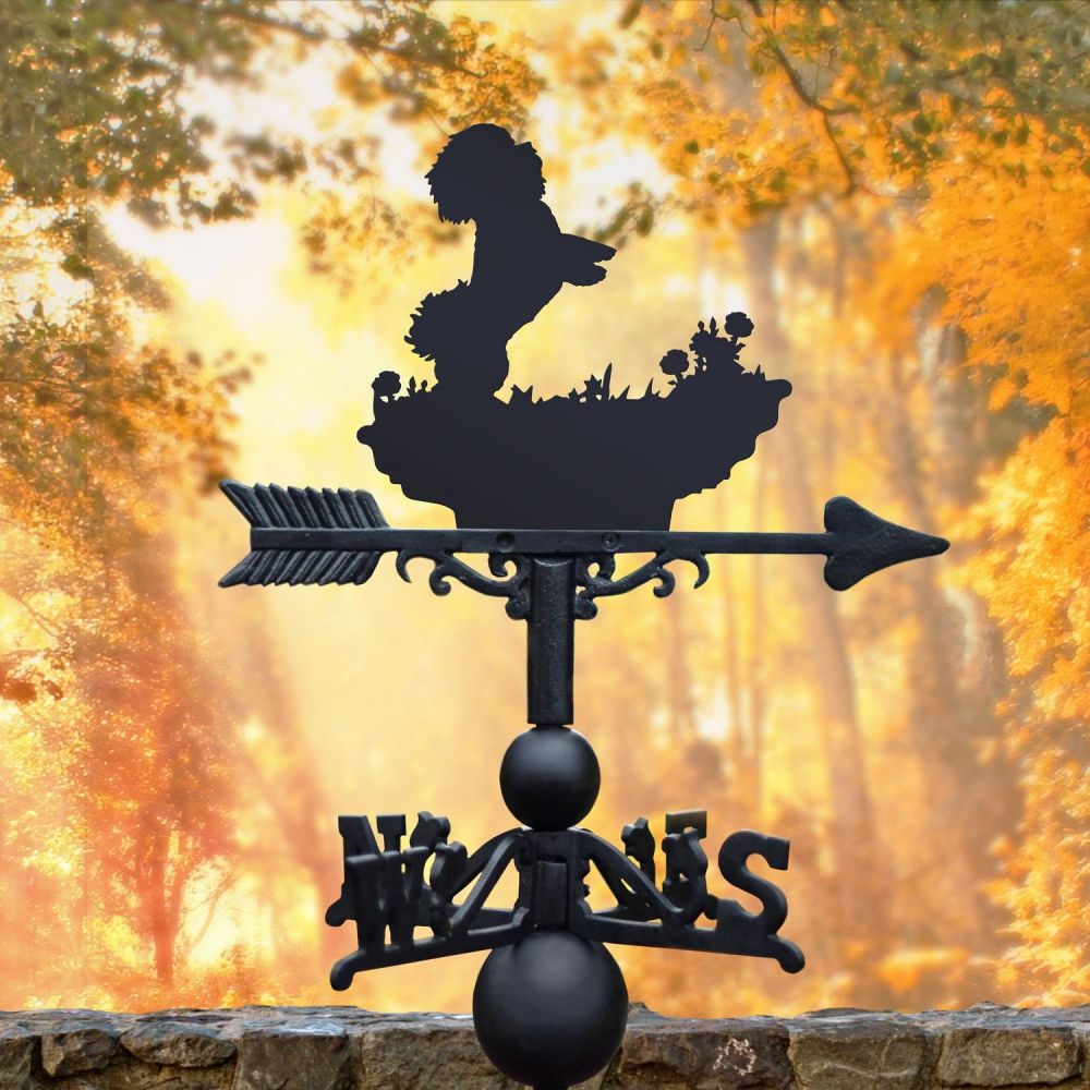 'Bichon Frise' Weathervane | Black Country Metalworks