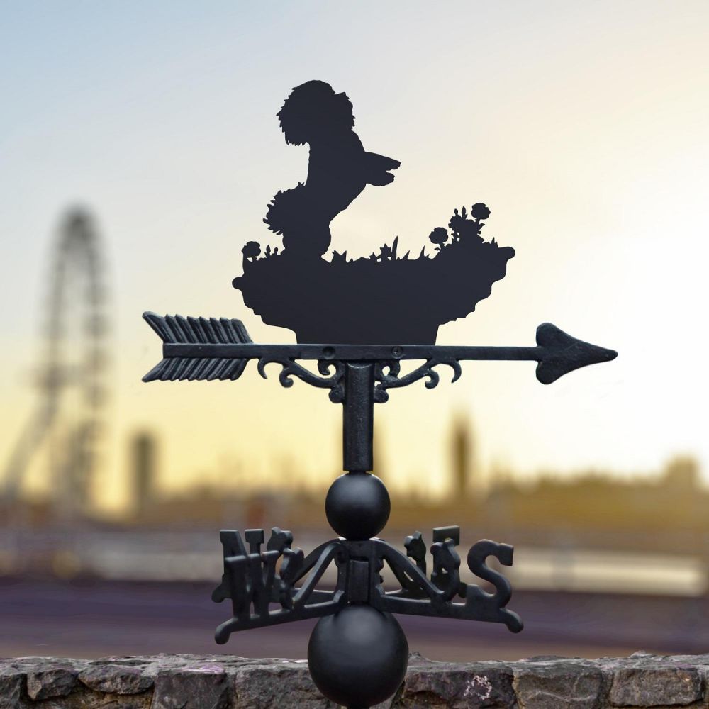 'Bichon Frise' Weathervane | Black Country Metalworks