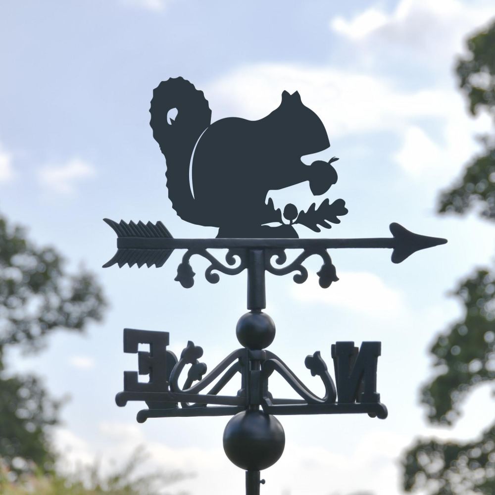 Squirrel Free Standing Weathervane | Black Country Metalworks