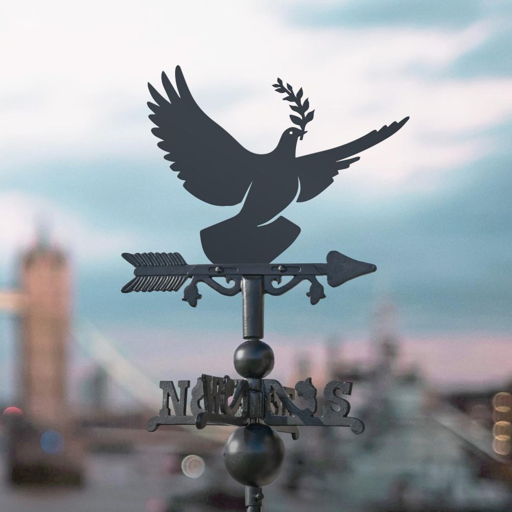 Dove of Peace Miniature Weathervane | Black Country Metalworks