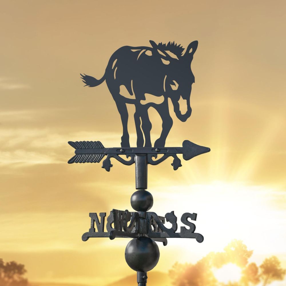 Donkey Miniature Weathervane | Black Country Metalworks