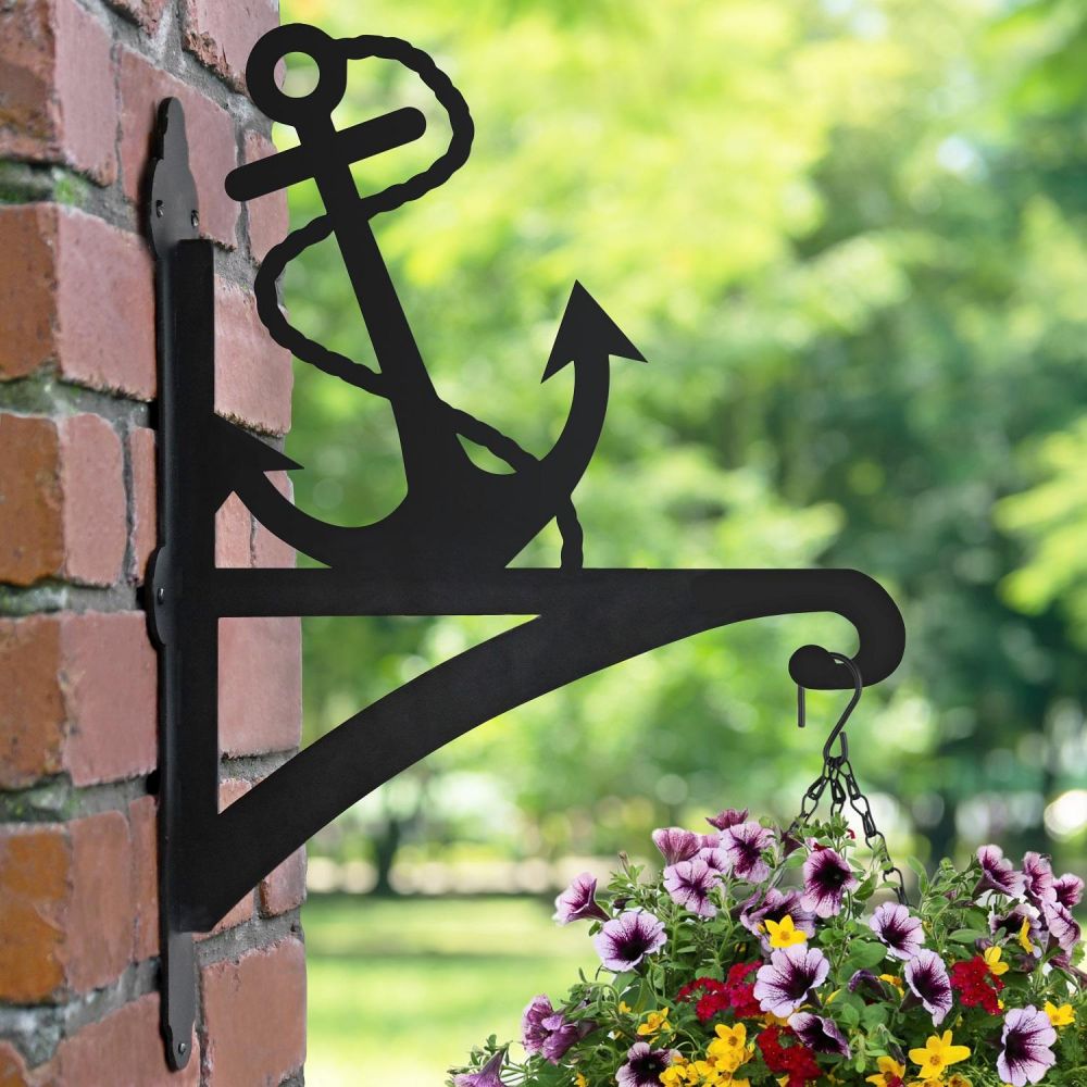 Anchor Iron Hanging Basket Bracket | Black Country Metalworks