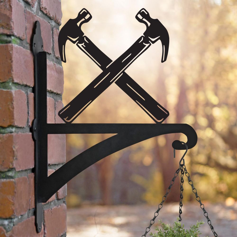 Hammers Hanging Basket Bracket | Black Country Metalworks