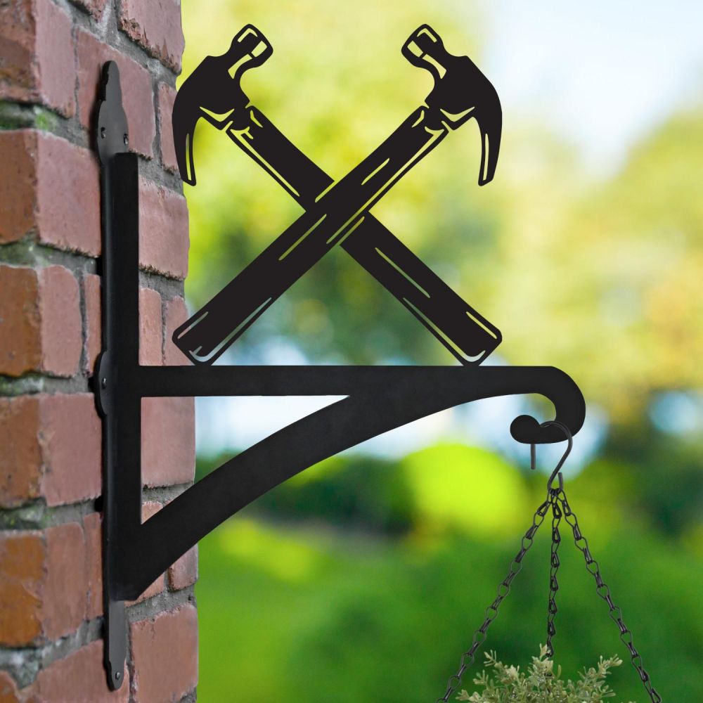 Hammers Hanging Basket Bracket | Black Country Metalworks