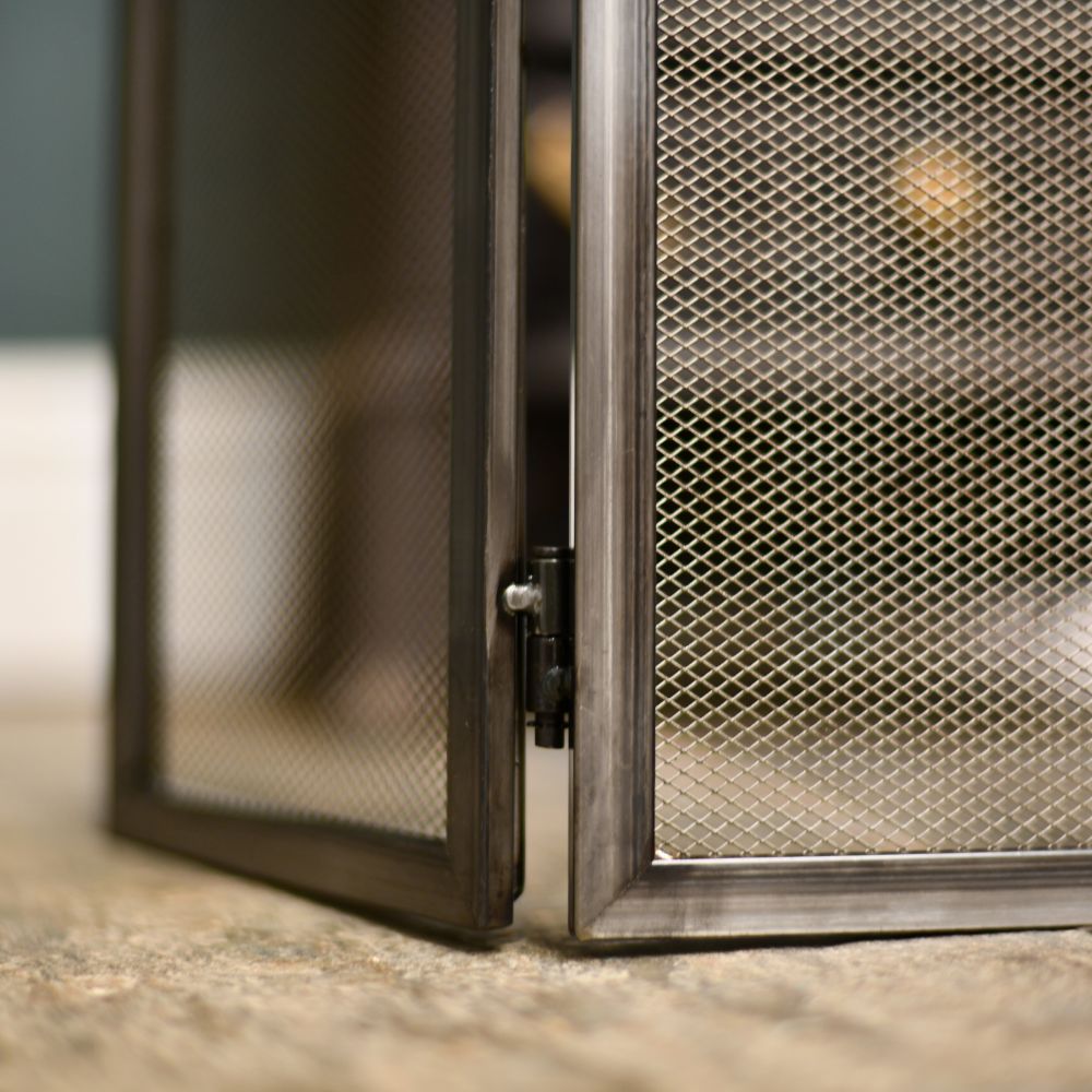 Classic Ornate Wrought Steel Fire Guard | Black Country Metalworks