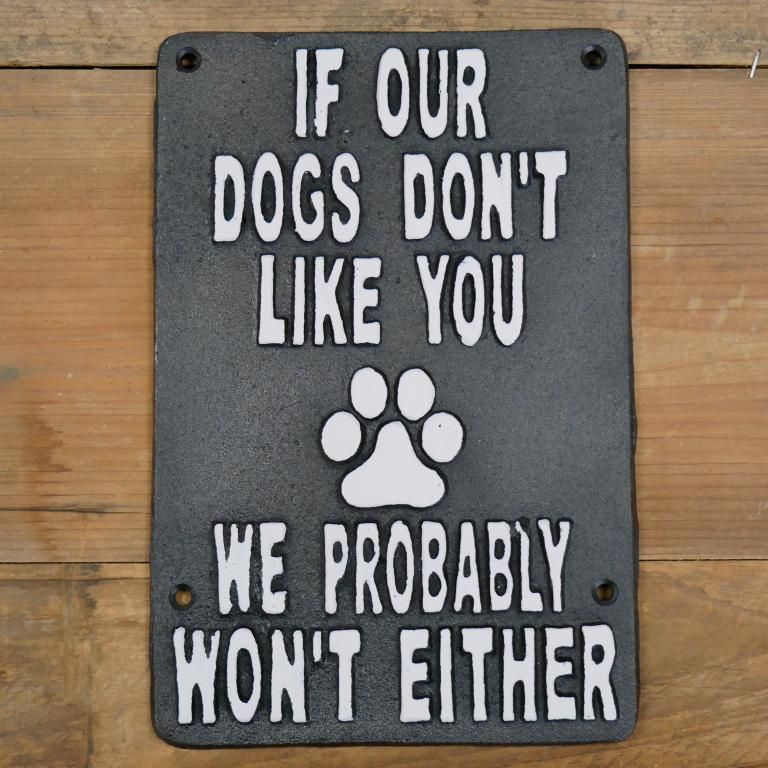 Humorous Caption Signs | Black Country Metalworks