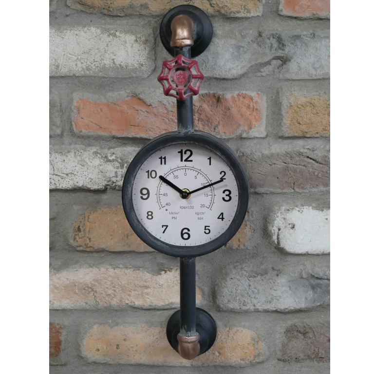 Water Pipe Clock | Black Country Metalworks