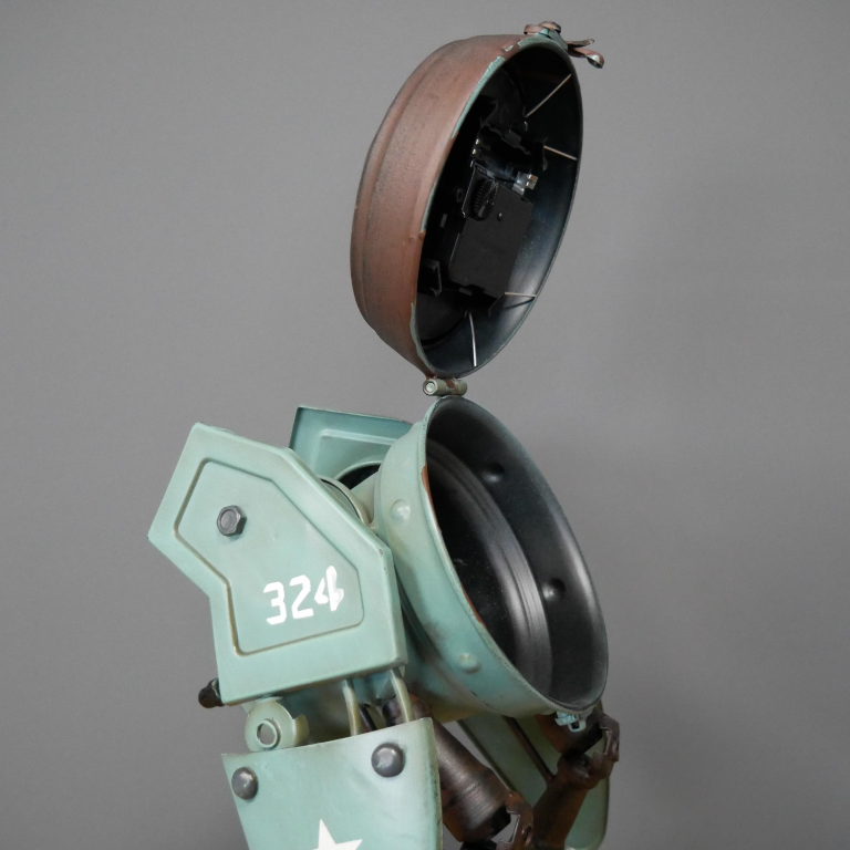 Robot Spaceship Clock | Black Country Metalworks