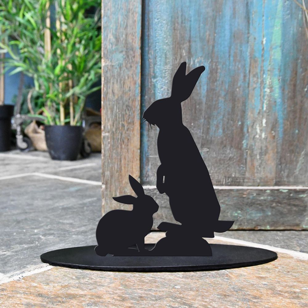 Rabbit Iron Door Stop | Black Country Metalworks