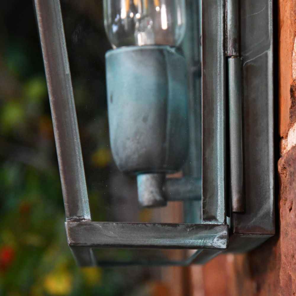 "Georgian Manor" Verdigris Wall Light | Black Country Metalworks