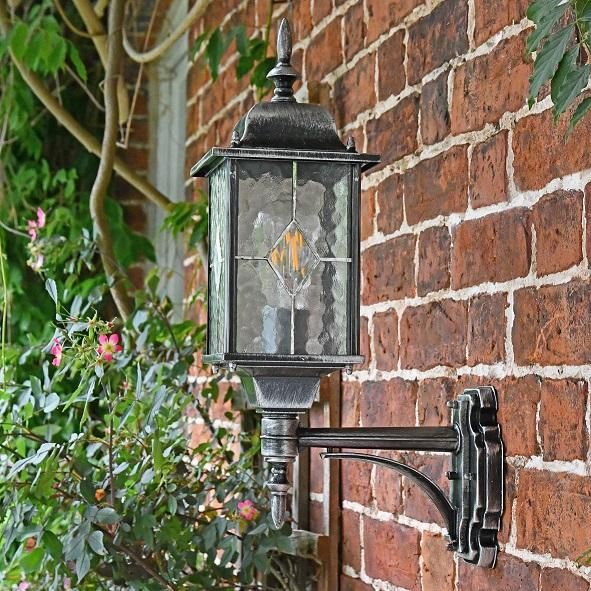 "Marsden" Silver Wall Lantern | Black Country Metalworks