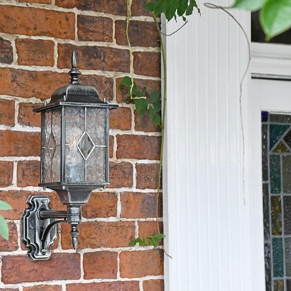 "Marsden" Silver Wall Lantern | Black Country Metalworks