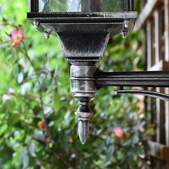 "Marsden" Silver Wall Lantern | Black Country Metalworks