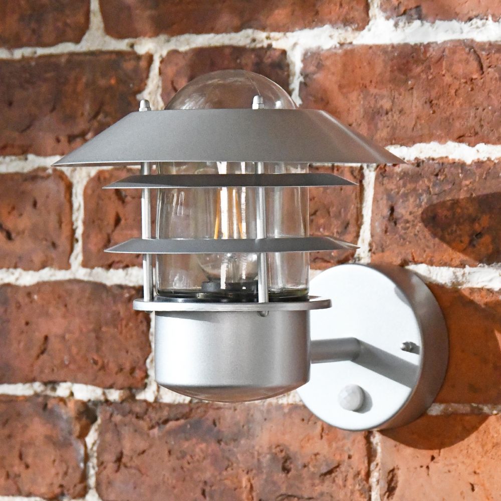 "Skyline" Contemporary Wall Light with PIR Sensor | Black Country ...
