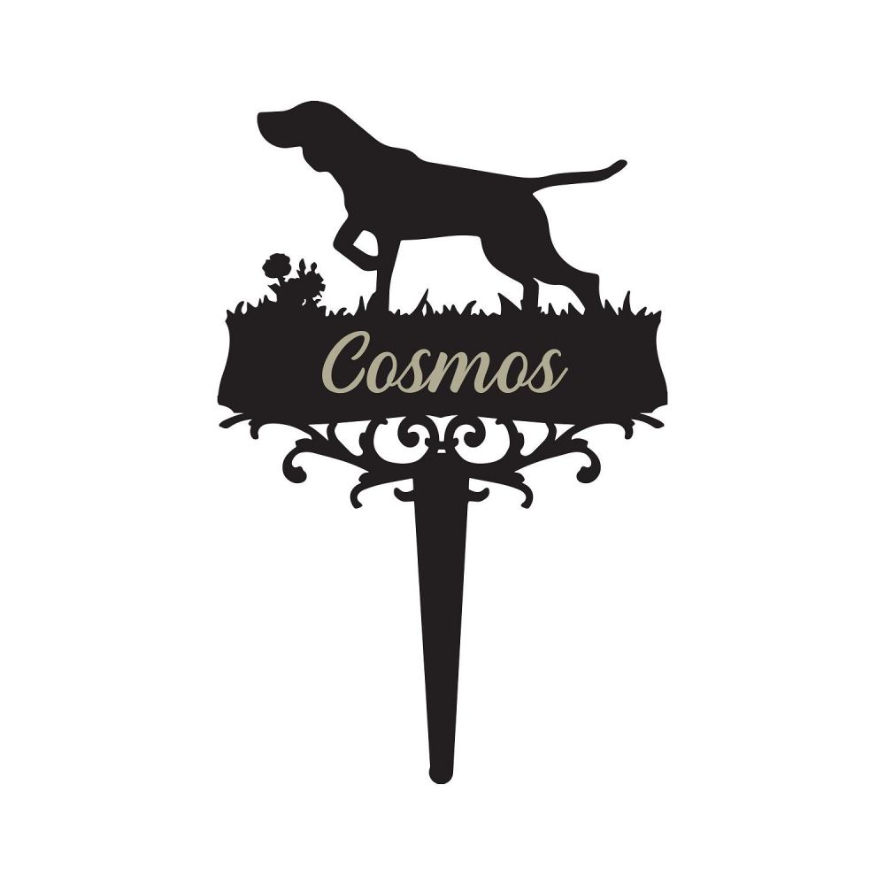 German Shorthaired Pointer Memorial Ground Spike | Black Country Metalworks