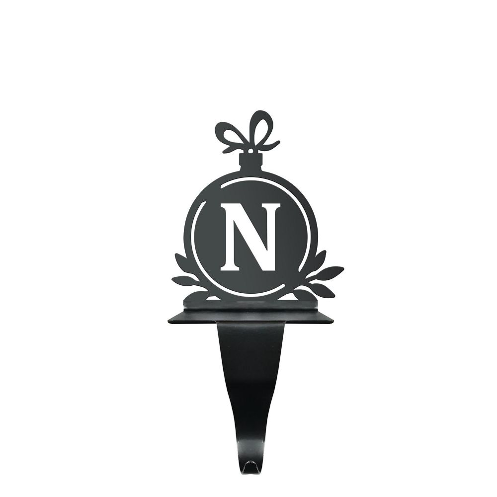 Letter N Stocking Holder | Black Country Metalworks