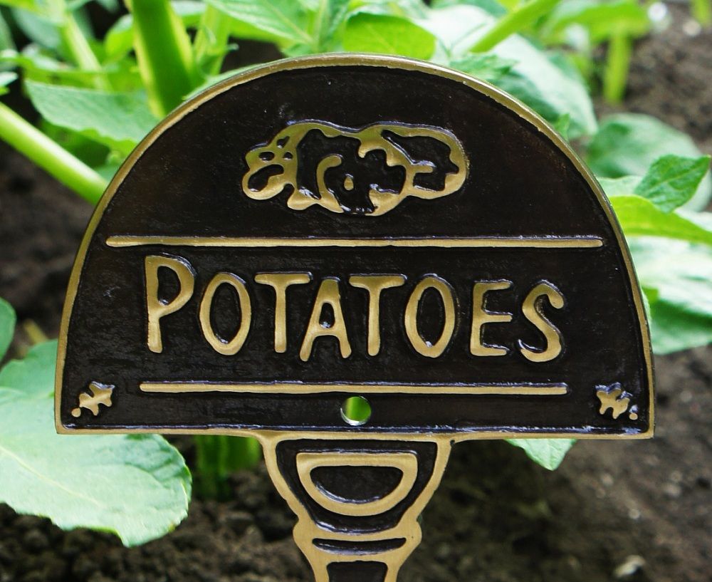 Vegetable Label - Potatoes | Black Country Metalworks
