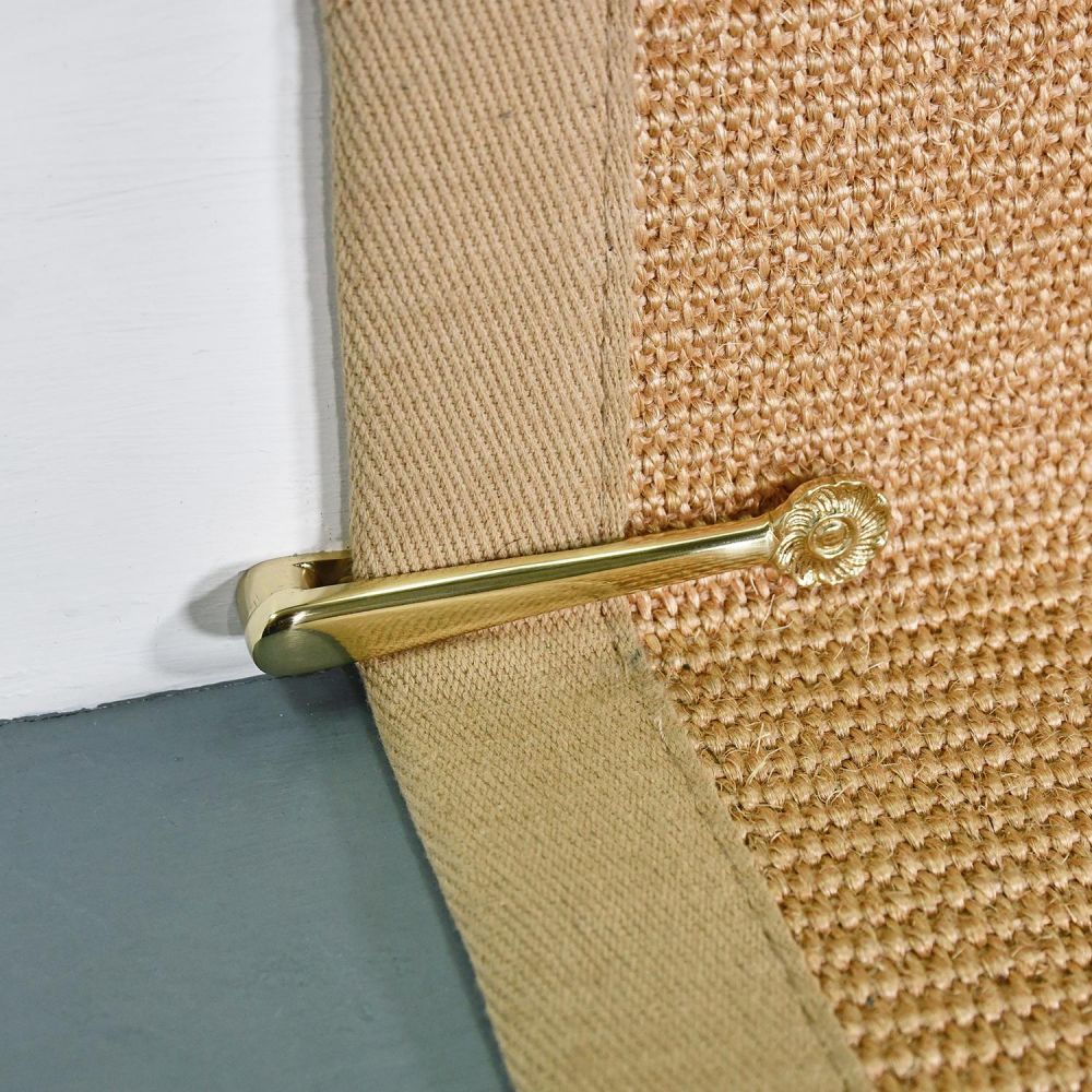 "Welling Manor Florentine" Stair Clips - Polished Brass | Black Country ...