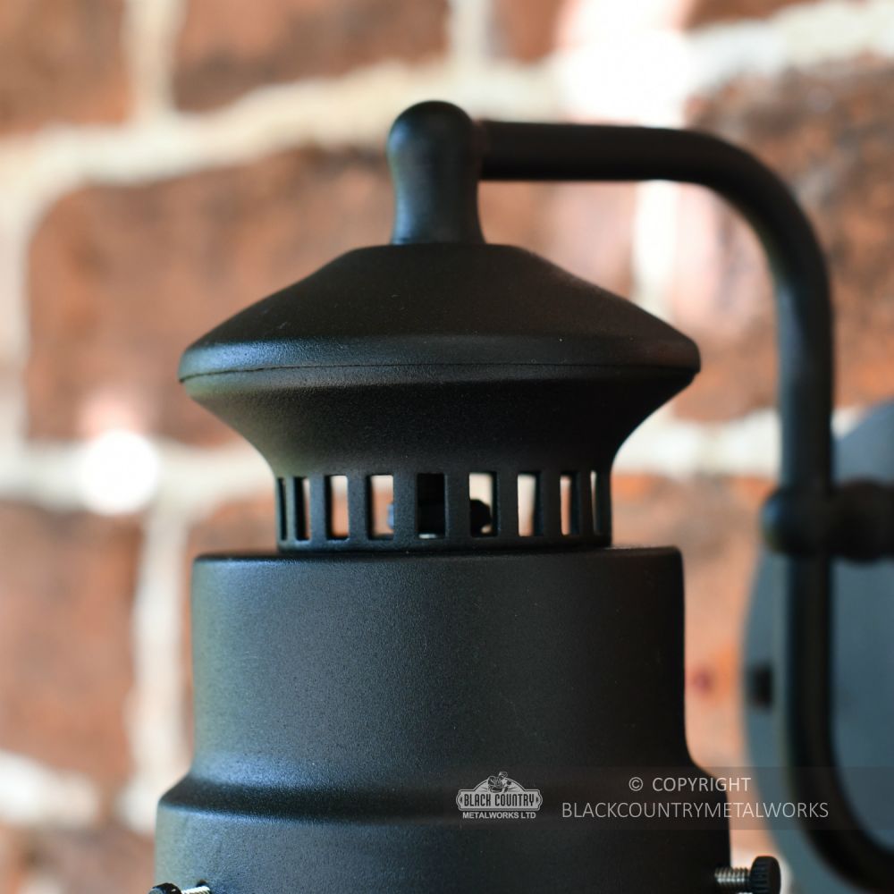"Westcliff" Traditional Black Wall Lantern | Black Country Metalworks