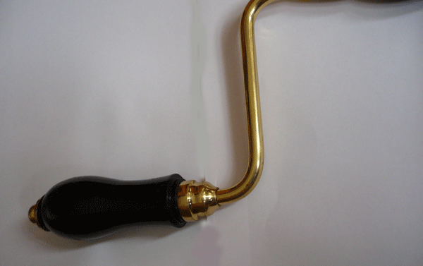 Solid Brass or Chromed Brass Conservatory Window Winder Poles | Black ...