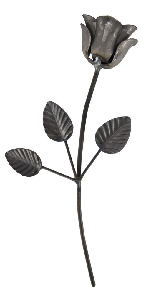 Metal Flower Garden Sculptures | Poppies, Roses, Gerberas | Black ...