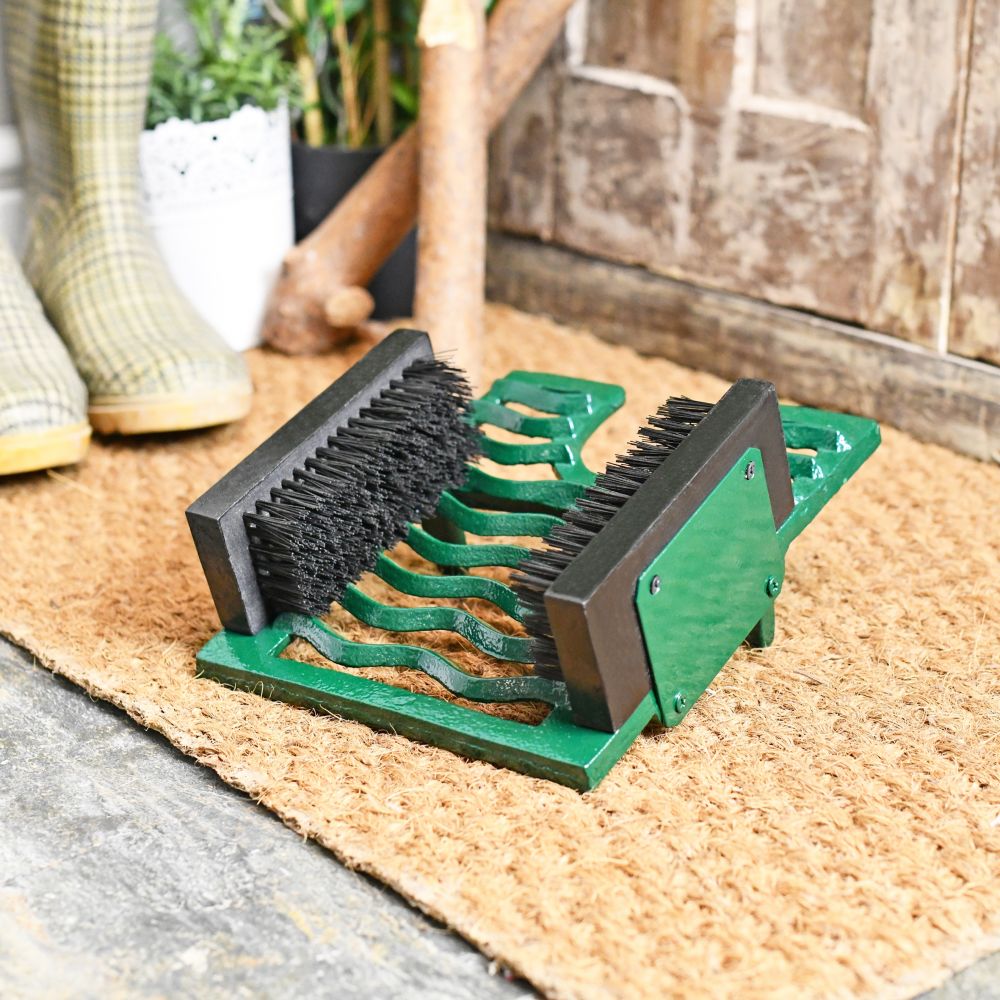 Green Three in One Black Boot Jack Boot Brush and Scraper | Black ...