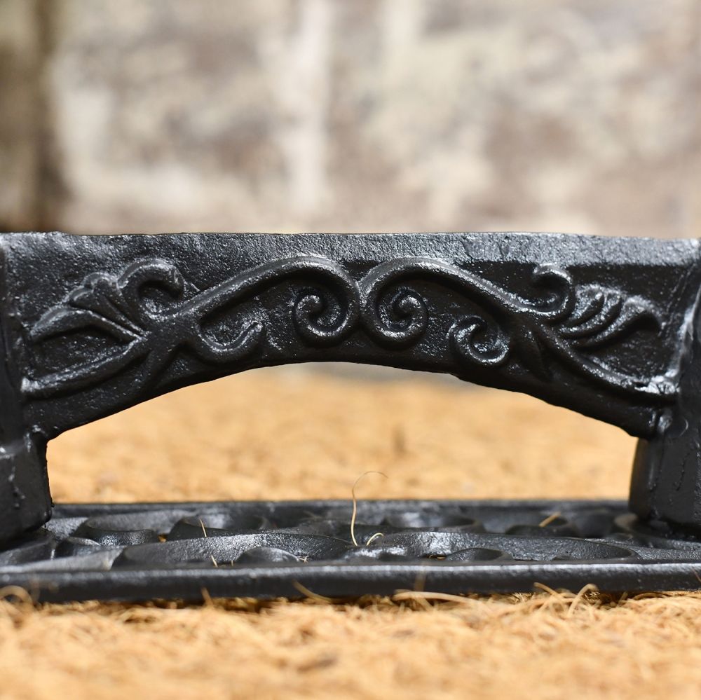 Cast Iron Double Shoe Boot Scraper | Black Country Metalworks