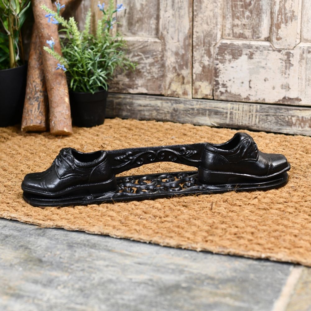 Cast Iron Double Shoe Boot Scraper | Black Country Metalworks