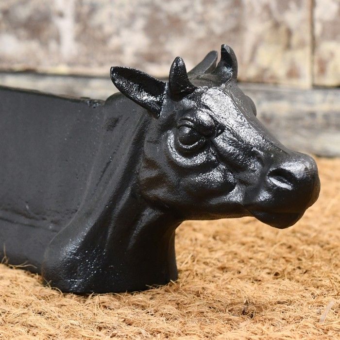 Cast Iron Cow Boot Scraper | Black Country Metalworks