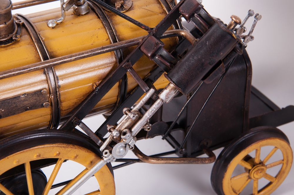 1829 Stephenson “Rocket” Steam Locomotive model | Black Country Metalworks