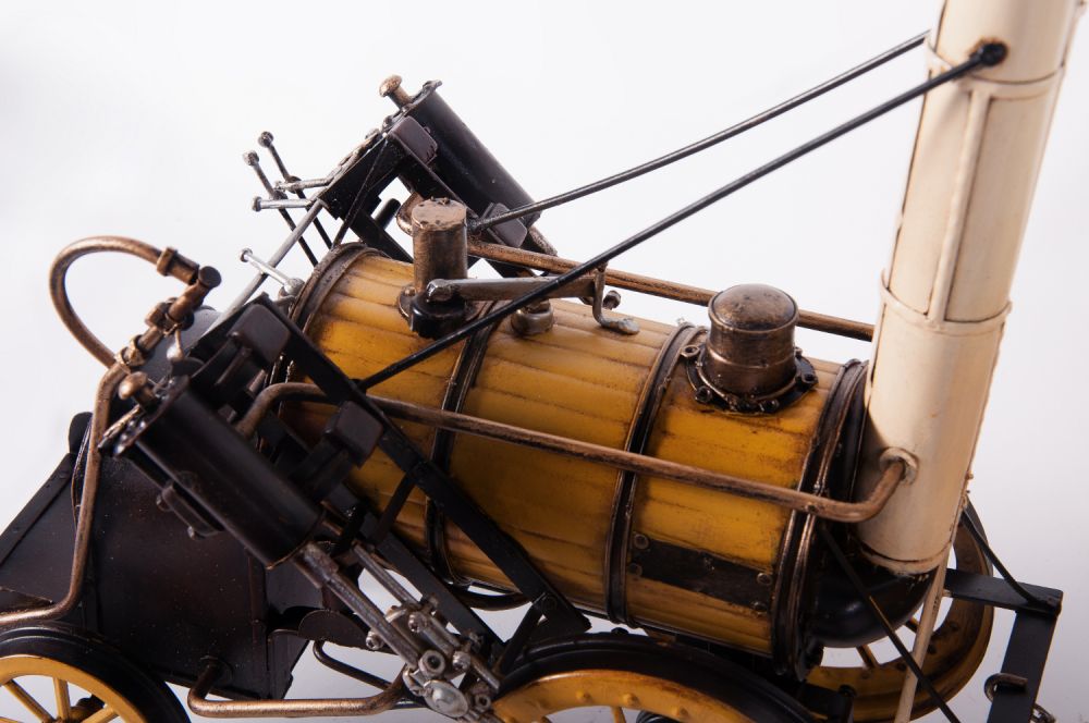 1829 Stephenson “Rocket” Steam Locomotive model | Black Country Metalworks