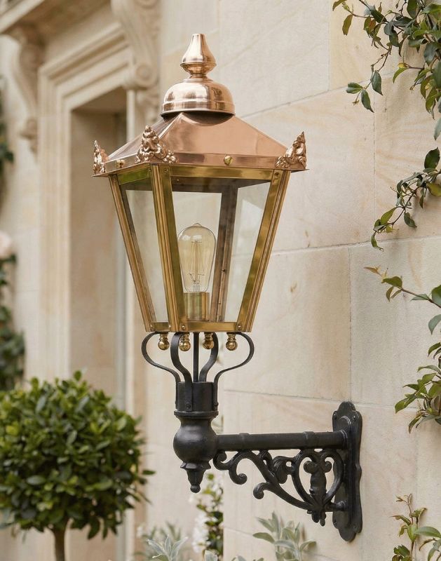 Victorian Copper Lantern & 