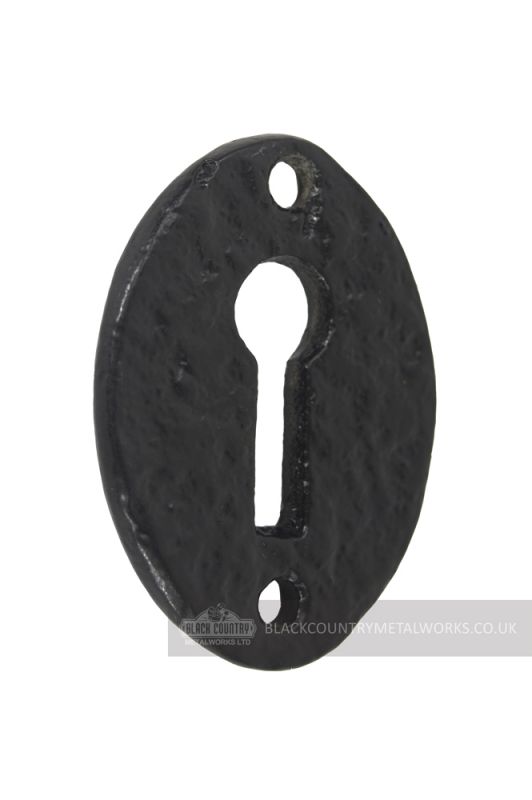 Oval Blacksmith Style Escutcheon | Black Country Metalworks
