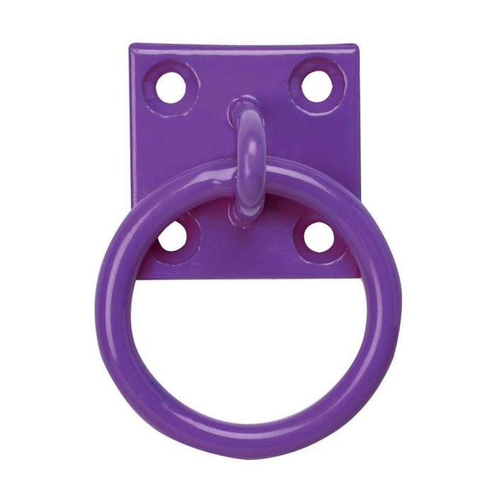 Purple Wall Mounted Chain Ring | Black Country Metalworks