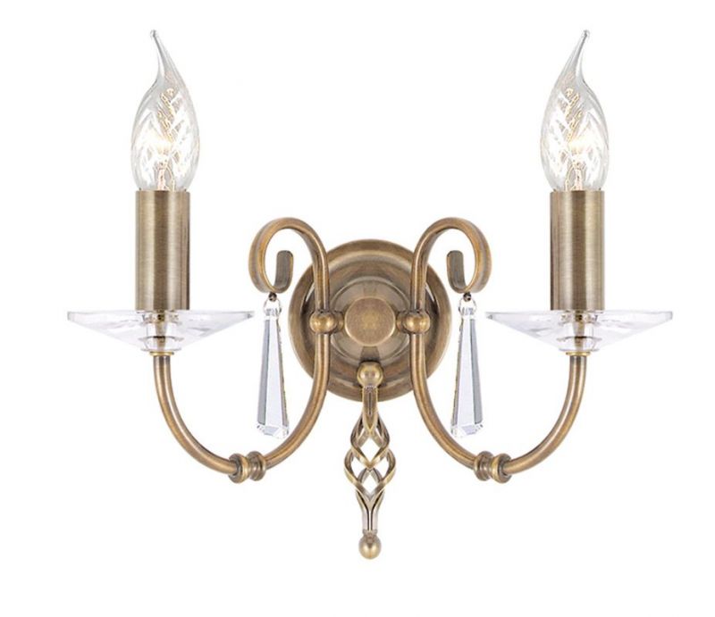 Traditional Double Wall Light | Black Country Metalworks