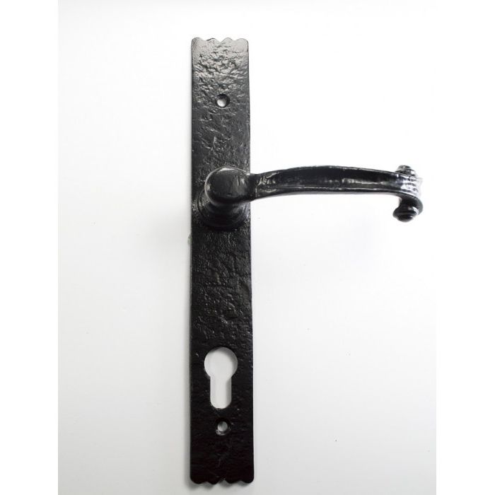 "Buckthorn" Black Large Lever Lock Set | Black Country Metalworks